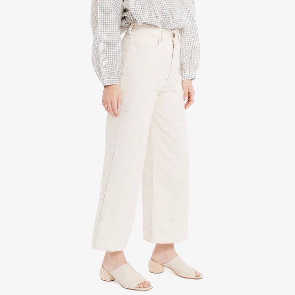 Madewell | Jeans | Madewell Laude The Label High Rise Pant Bone | Poshmark